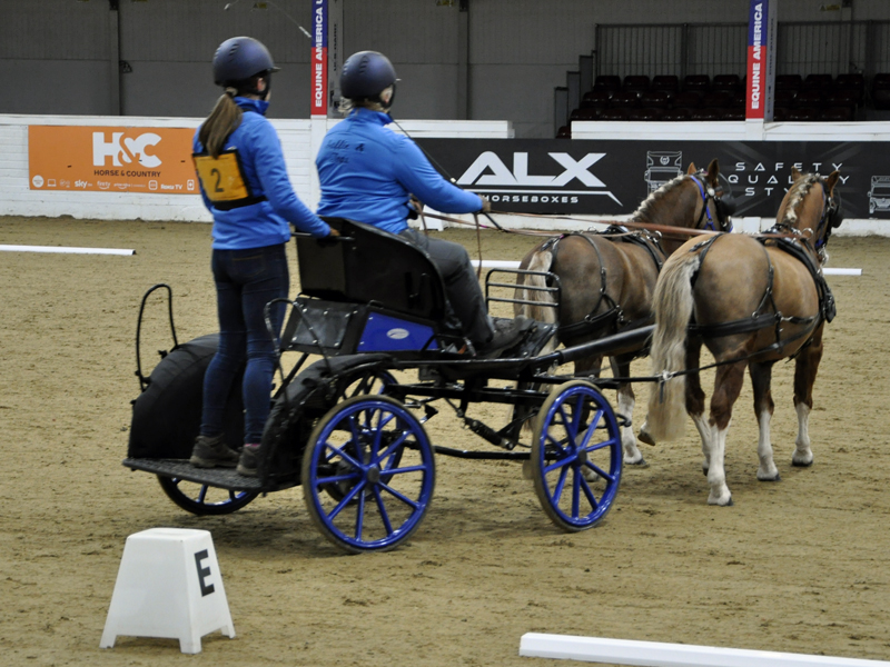 2023 Indoor Carriage Driving Championships Arena UK - Bennington Carriages